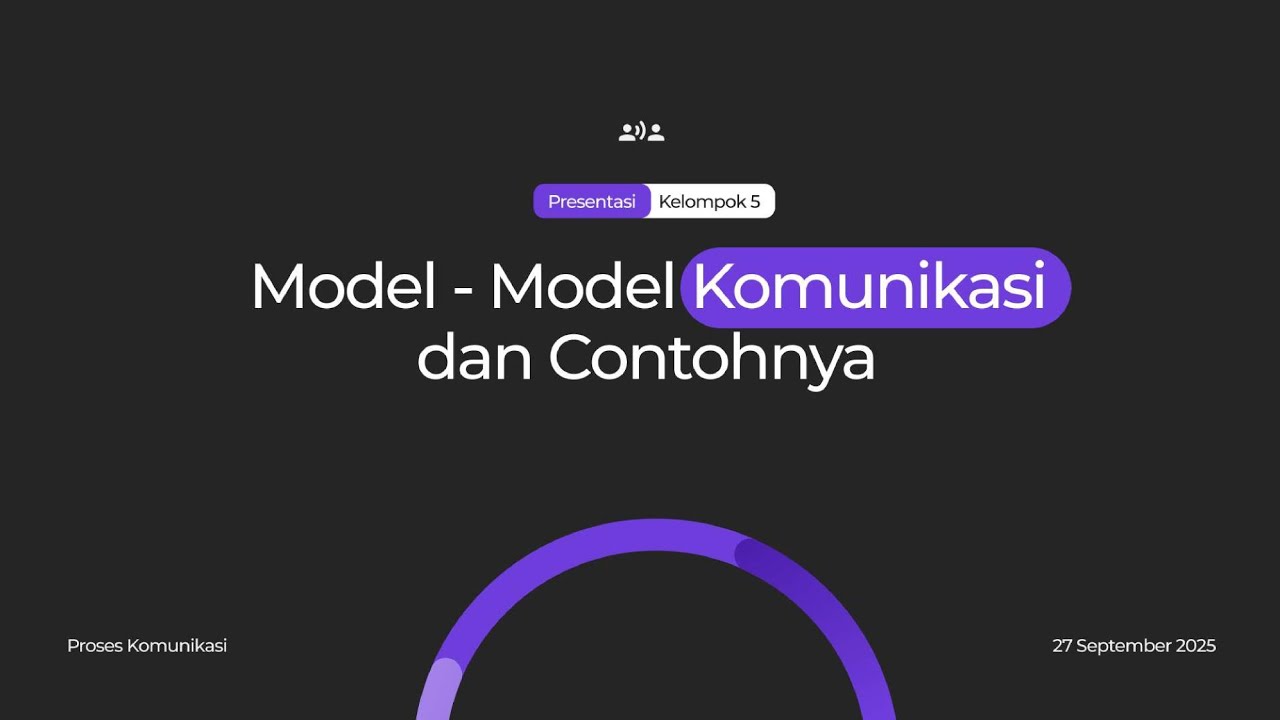 KELOMPOK 5 (KOMUNIKASI VISUAL) DKV-D. MODEL MODEL KOMUNIKASI DAN CONTOH ...