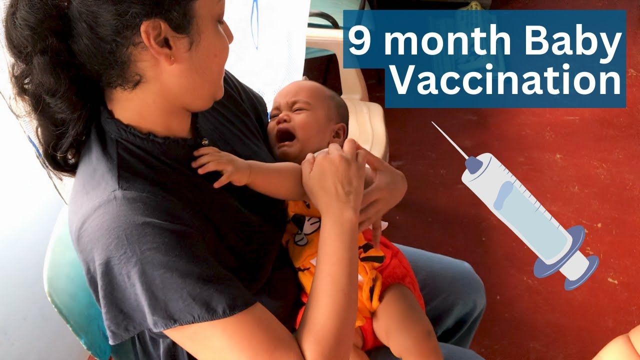 Baby 9 Month Vaccination Shot - Immunization - YouTube
