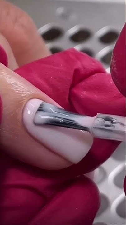 Rubberbase application, perfect blink, short nails - YouTube