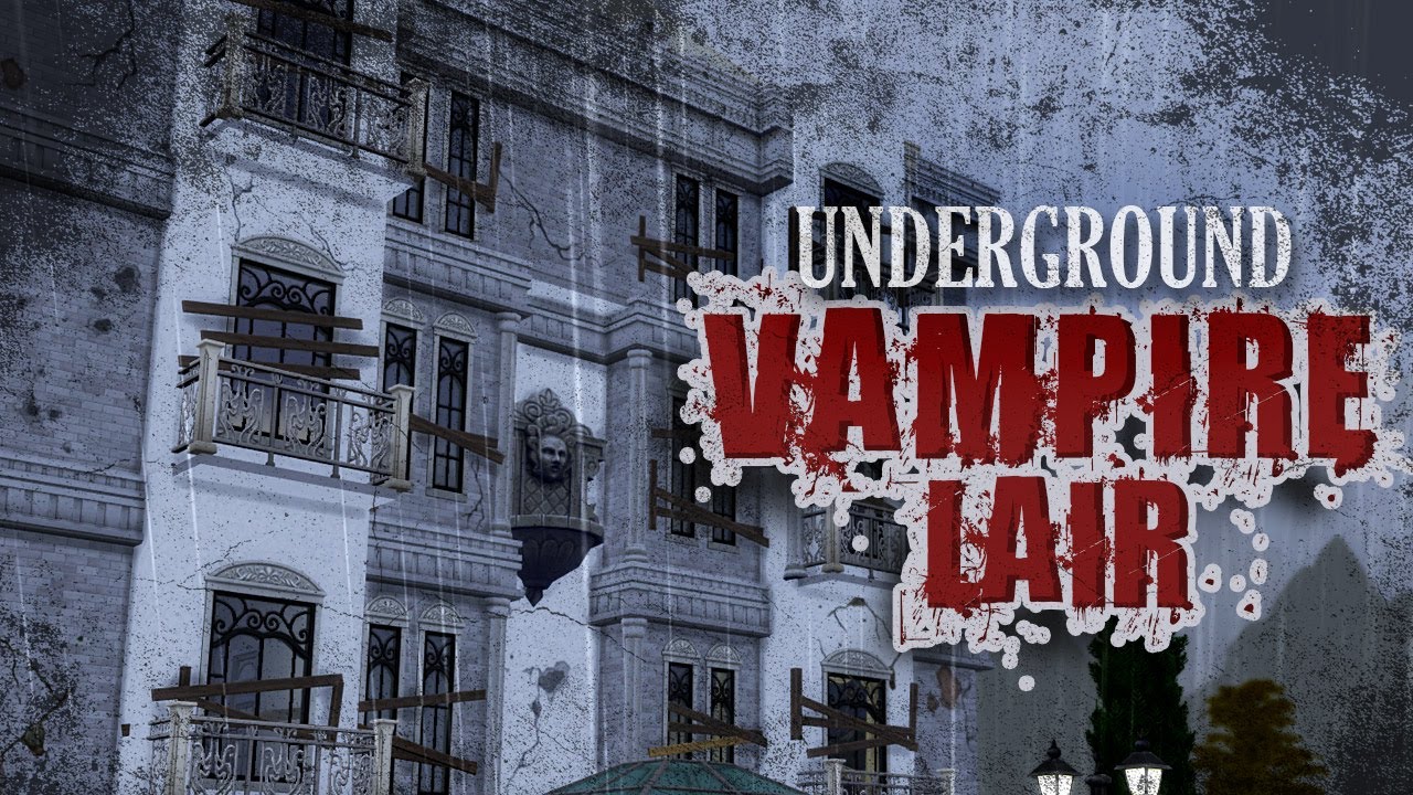 UNDERGROUND VAMPIRE LAIR | The Sims 4 | Halloween Stop Motion Build ...