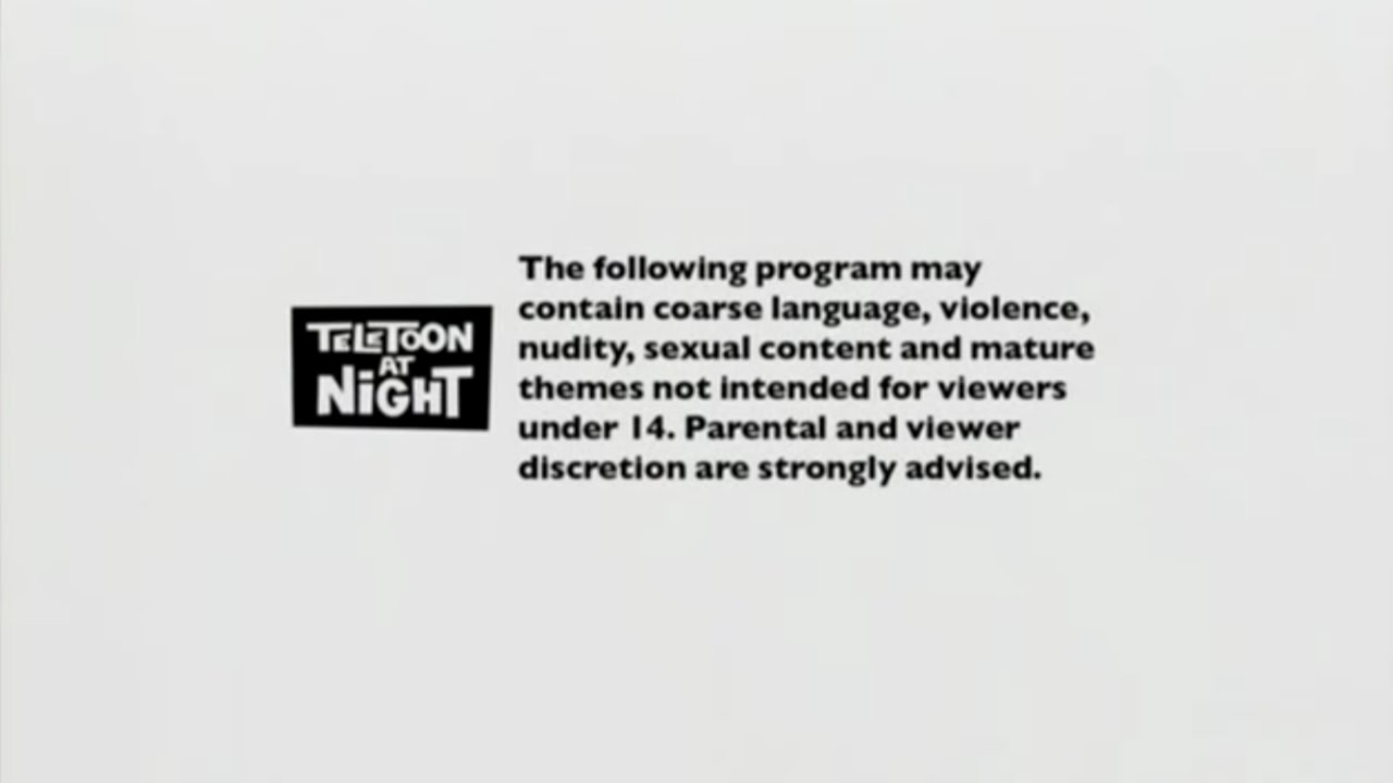 TELETOON AT NiGHT (2017) - 14+ Strong Parental Discretion Advisory ...