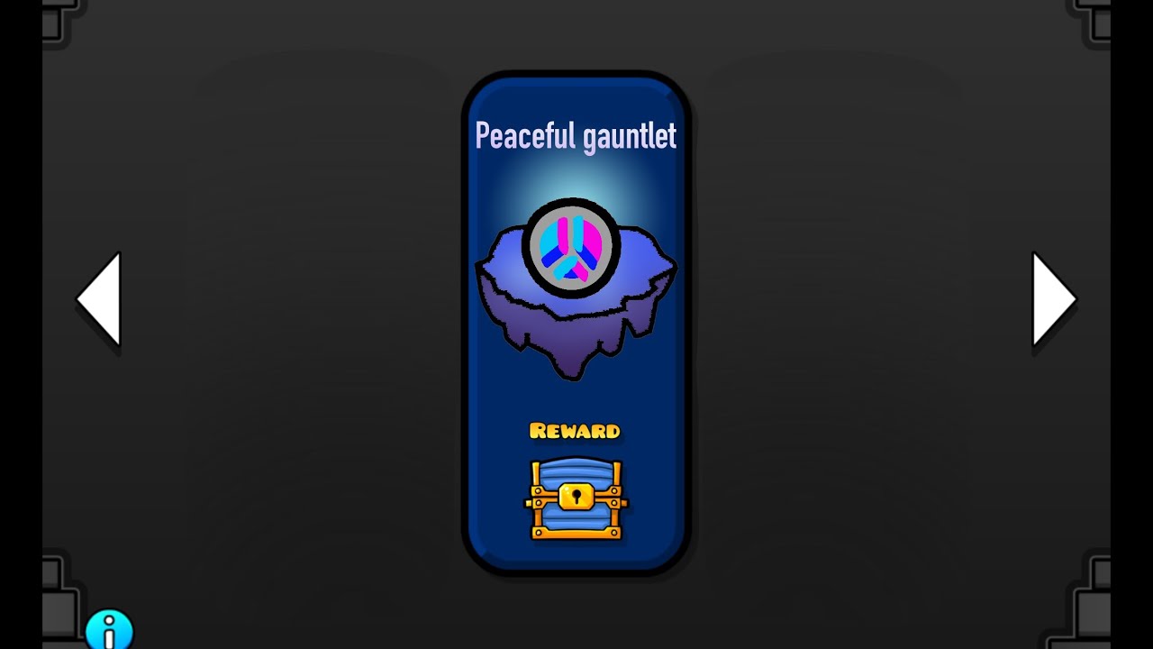 FANMADE GEOMETRY DASH 2.3 GAUNTLET (peaceful gauntlet) - YouTube