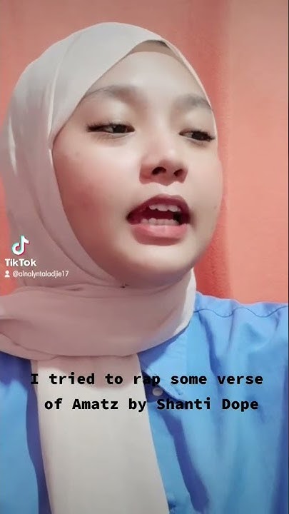 I tried to rap some verse of Amatz😳 by Shanti Dope #shorts #rapverse - YouTube