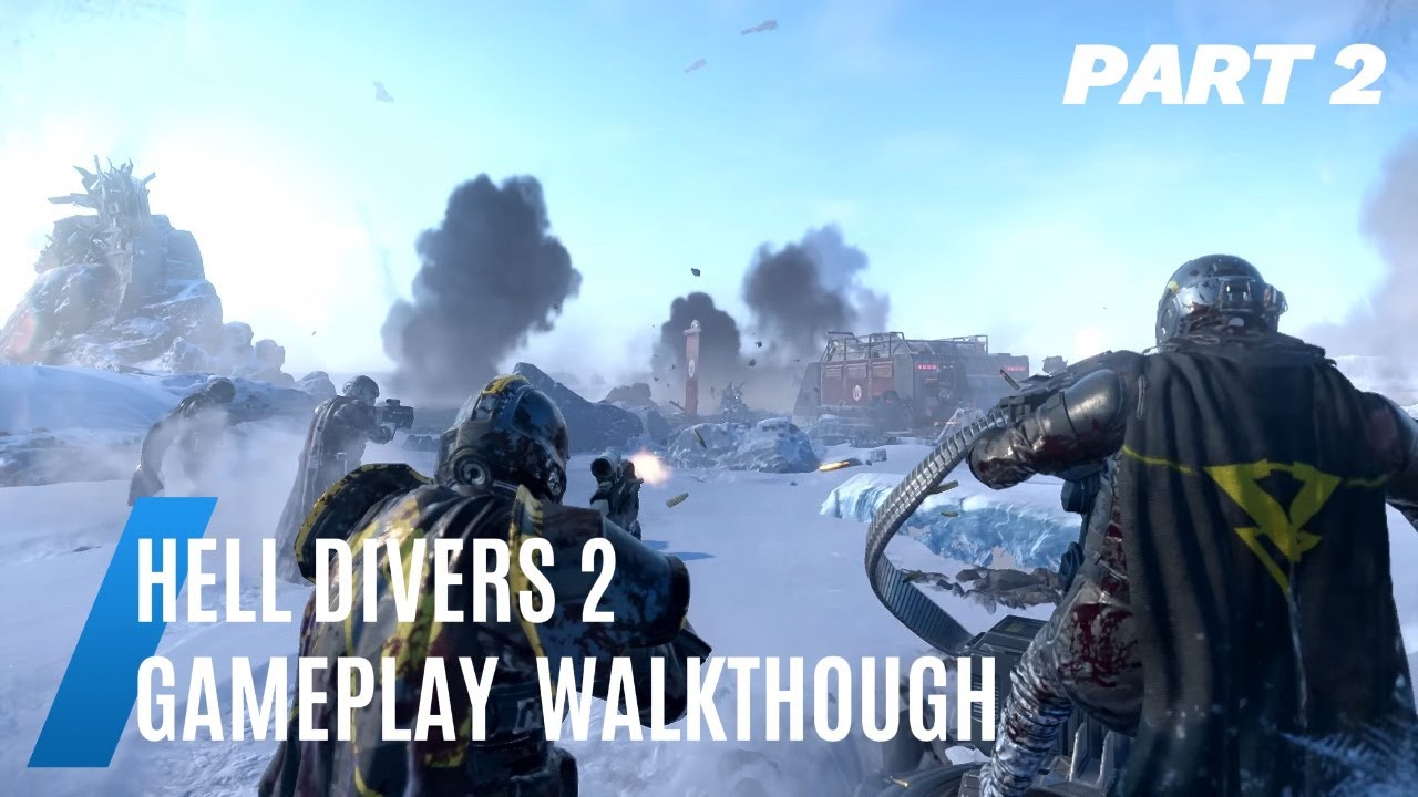HELLDIVERS 2 (SOLO/MULTIPLAYER Walkthrough Gameplay on PS5) PART 2 - YouTube