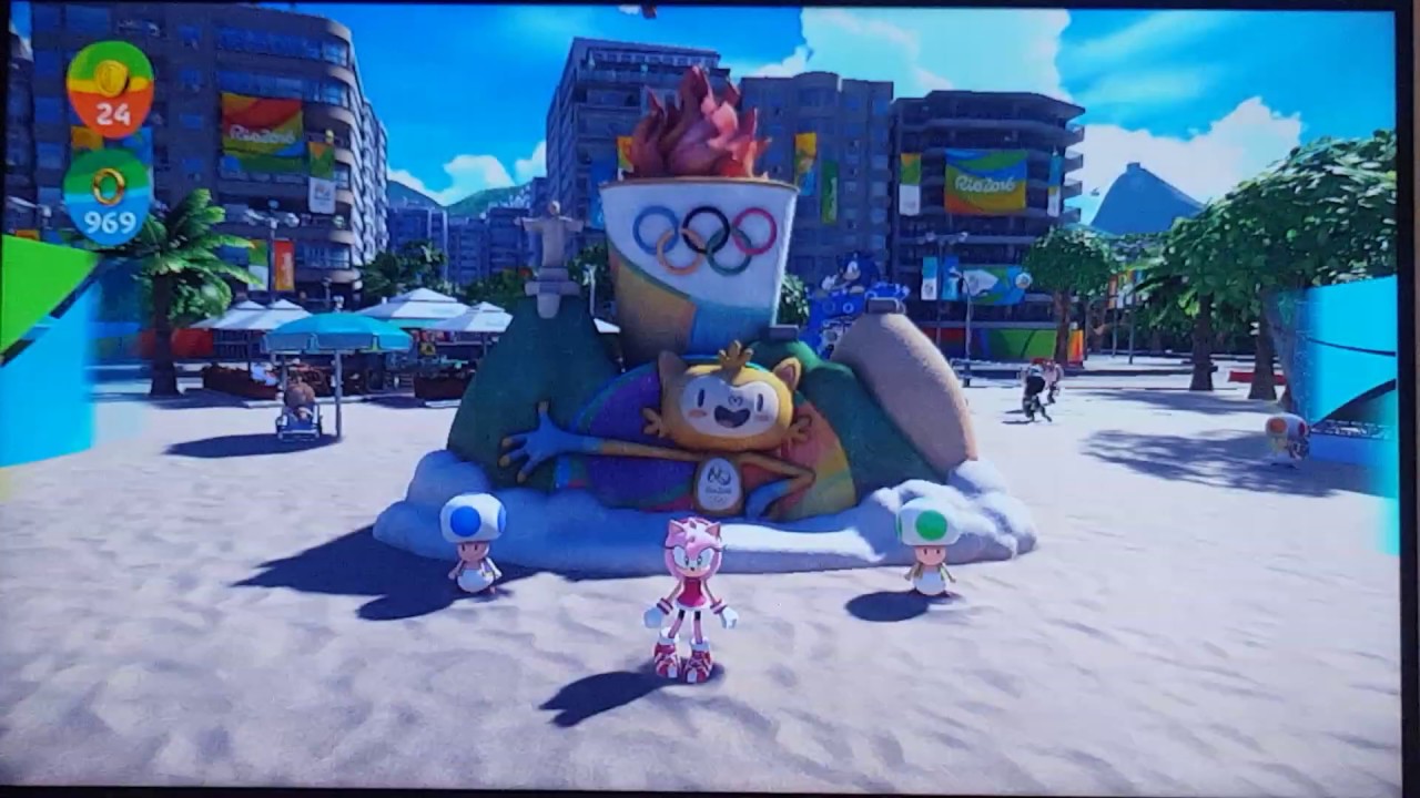 Mario & Sonic Rio 2016 Tournament Rugby Sevens 002 (Team Amy) - YouTube