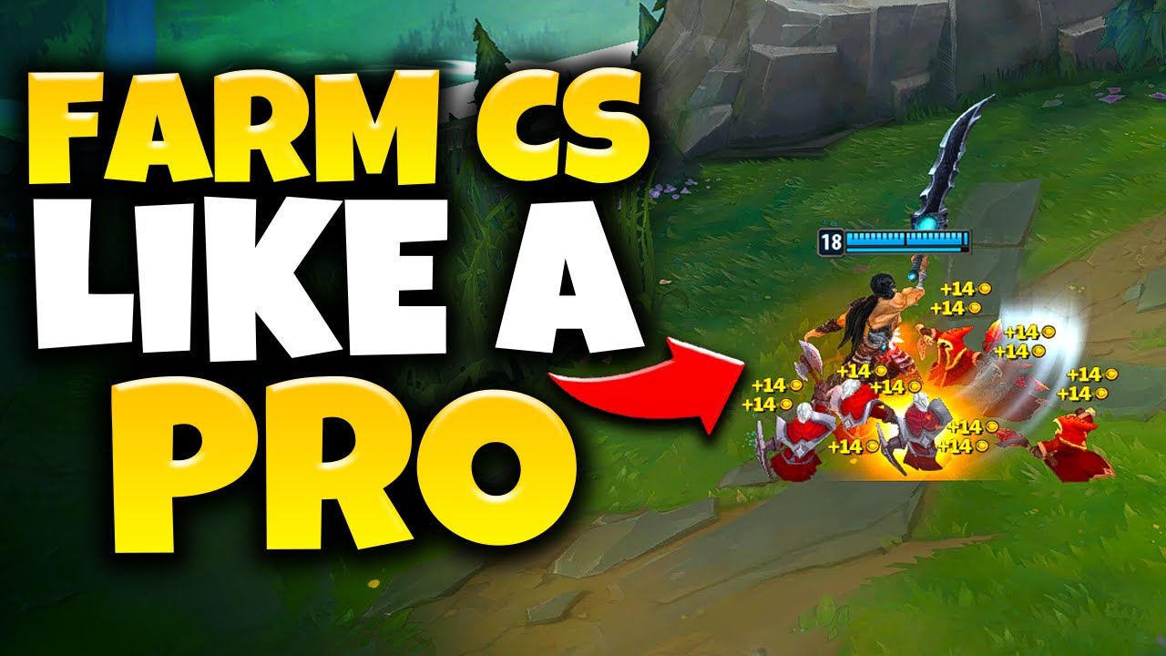 This How You Can Farm CS Like The Pros - League of Legends - YouTube