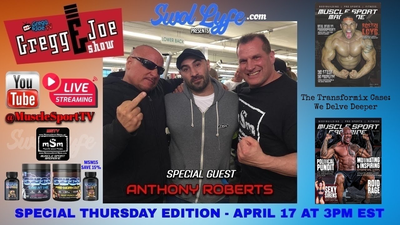 Swol Lyfe Presents The Gregg Valentino & Joe Pietaro Show Guest ...