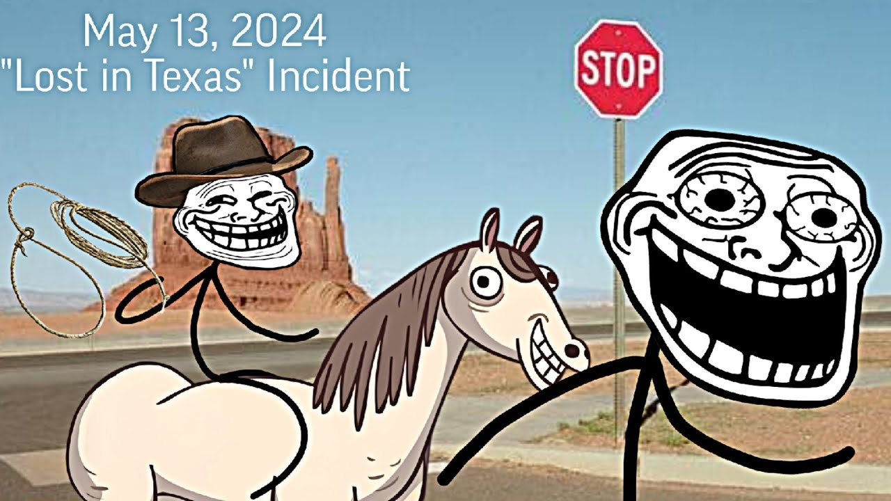 Trollface: "Lost in Texas" Incident (singing food meme parody) - YouTube