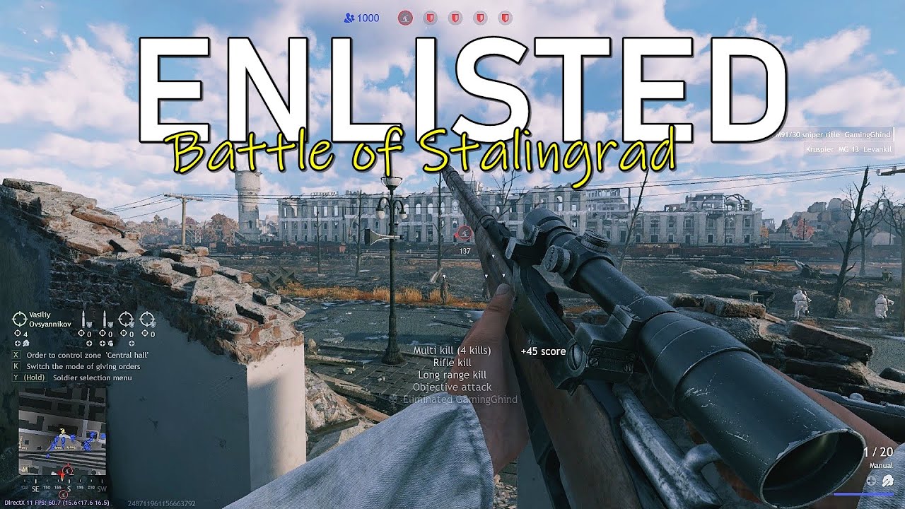Enlisted - Battle of Stalingrad : Gameplay PC - YouTube