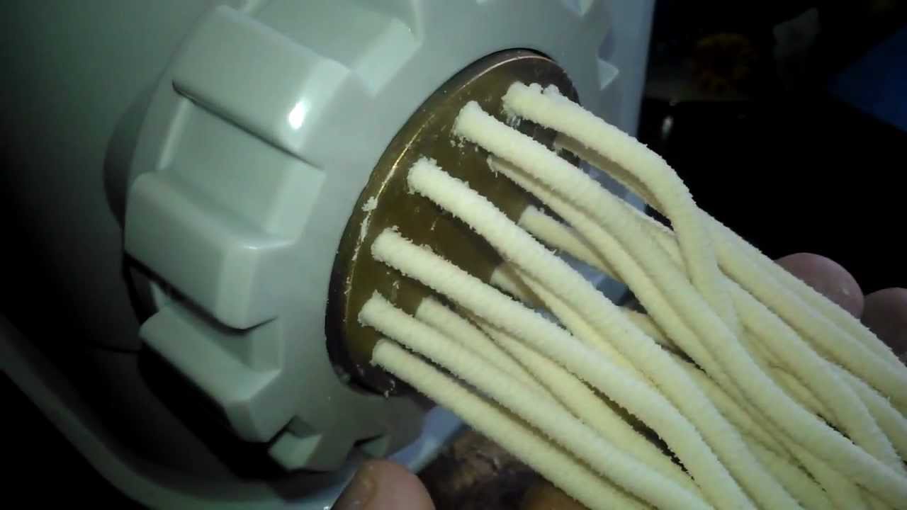 Trafila bucatini - Pastamatic Simac 1000 - YouTube
