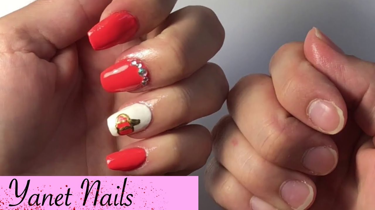 Diseño de uñas para ThanksGiving - YouTube