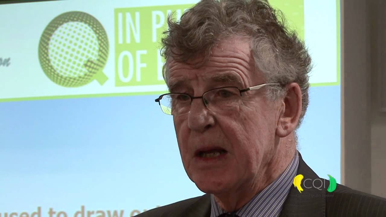 David Hutchins at the CQI and Sellafield's World Quality Day event 2011 ...