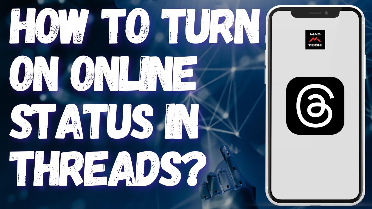 How to Turn On Online Status in Threads? - YouTube