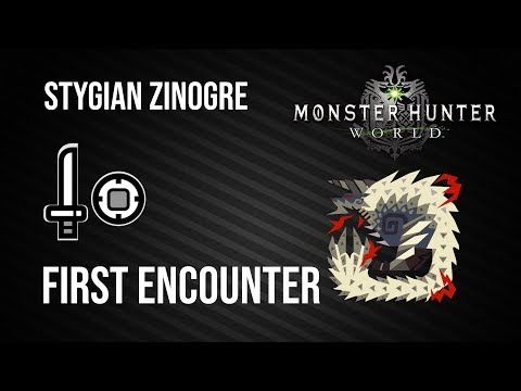 MHW Iceborne | Stygian Zinogre First Encounter (Sword and Shield | SnS)