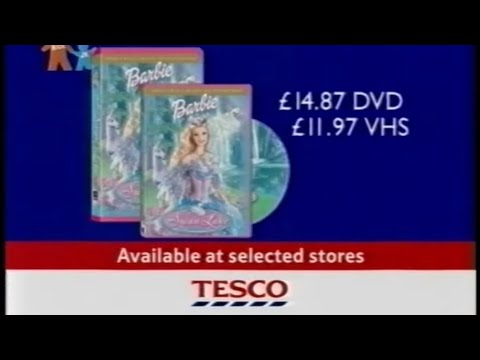 Barbie Of Swan Lake DVD & VHS UK Advert (2003)