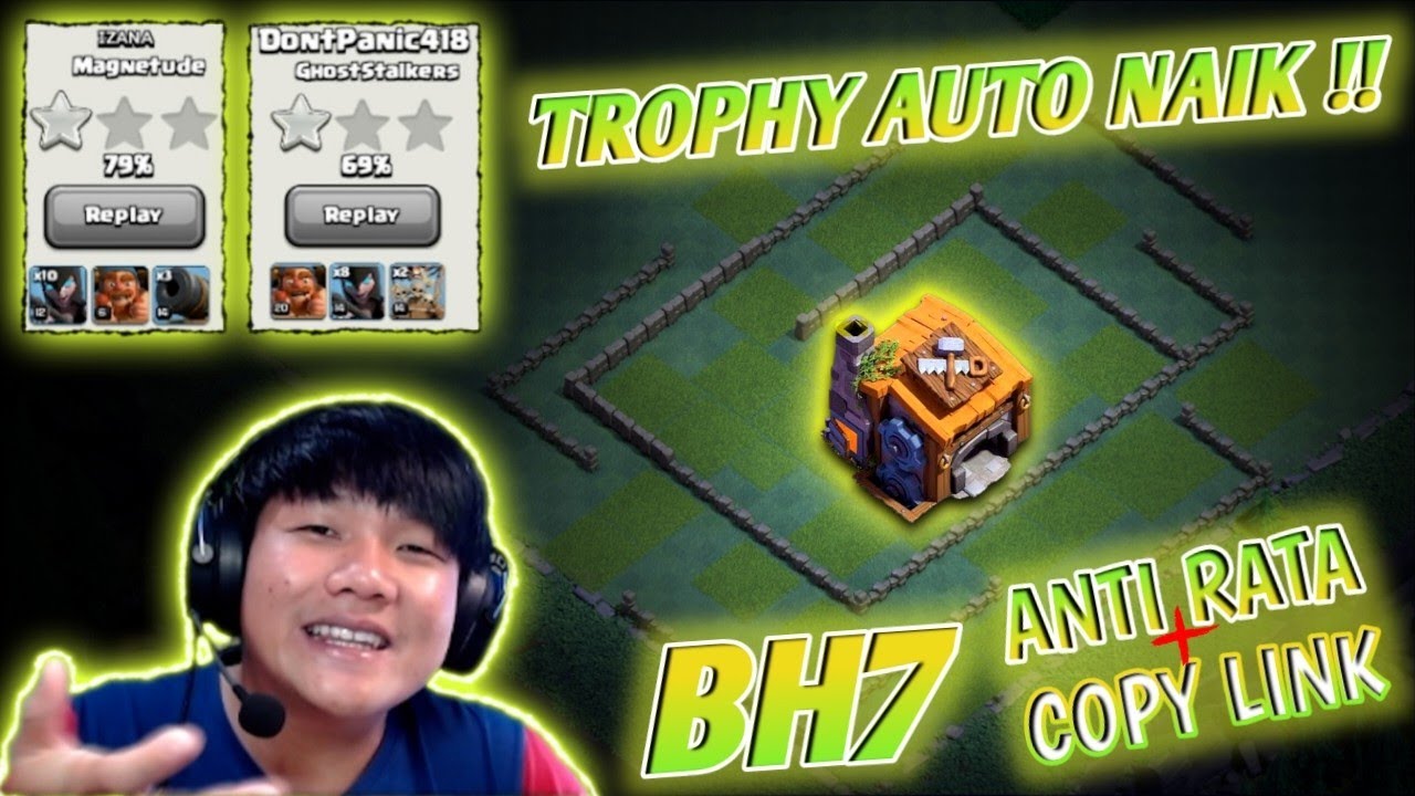 BH7 ANTI 3STAR BASE‼️COC bh7 base link | Builder hall 7 base copy link ...