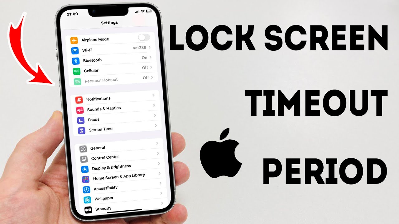 How To Change Lock Screen Timeout Period On iPhone - Full Guide - YouTube
