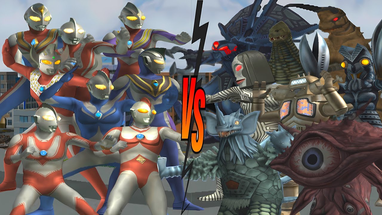 ULTRAMAN 80' VS TYRANT, JACK VS GAN-Q, COSMOS VS ROBOT KING JOE, TARO ...
