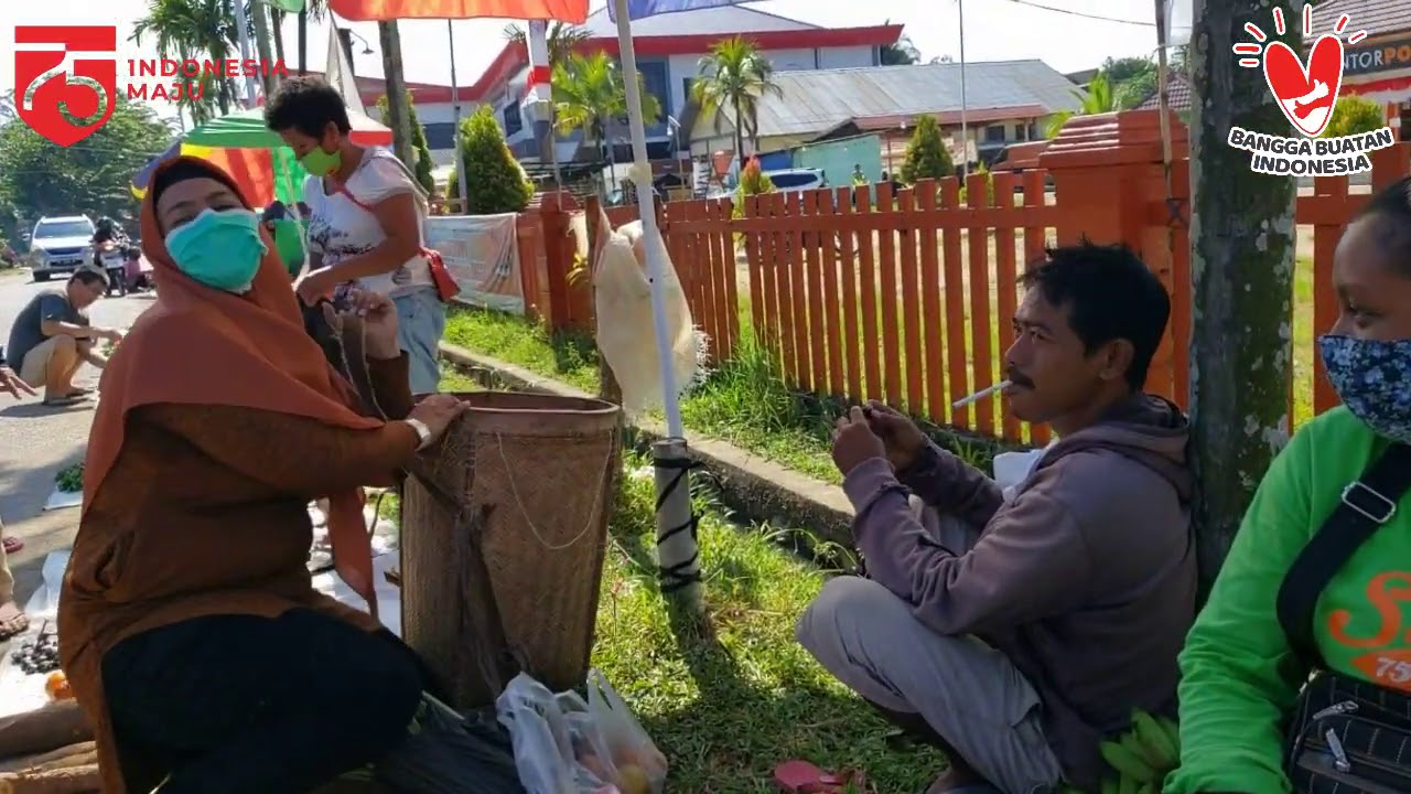 Asik Belanja di Pasar Tradisional "Jarai" Sanggau #75IndonesiaMaju # ...