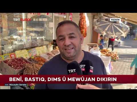 Midyat'ta kışlık çerez ürünlerine rağbet / TRT KURDİ