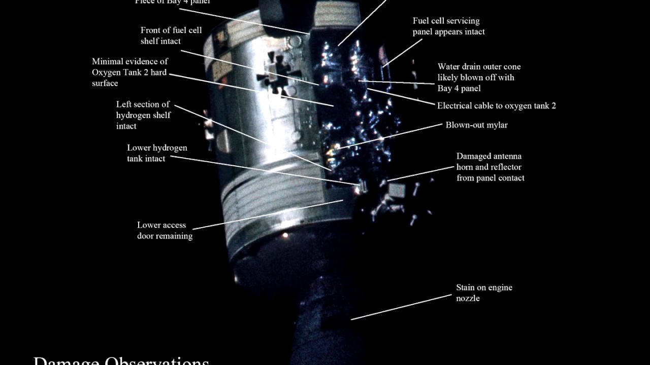 Apollo 13 Damage Analysis - YouTube