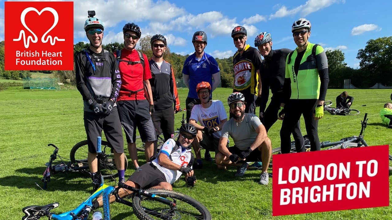 London to Brighton Off Road Bike Ride 2022 - YouTube