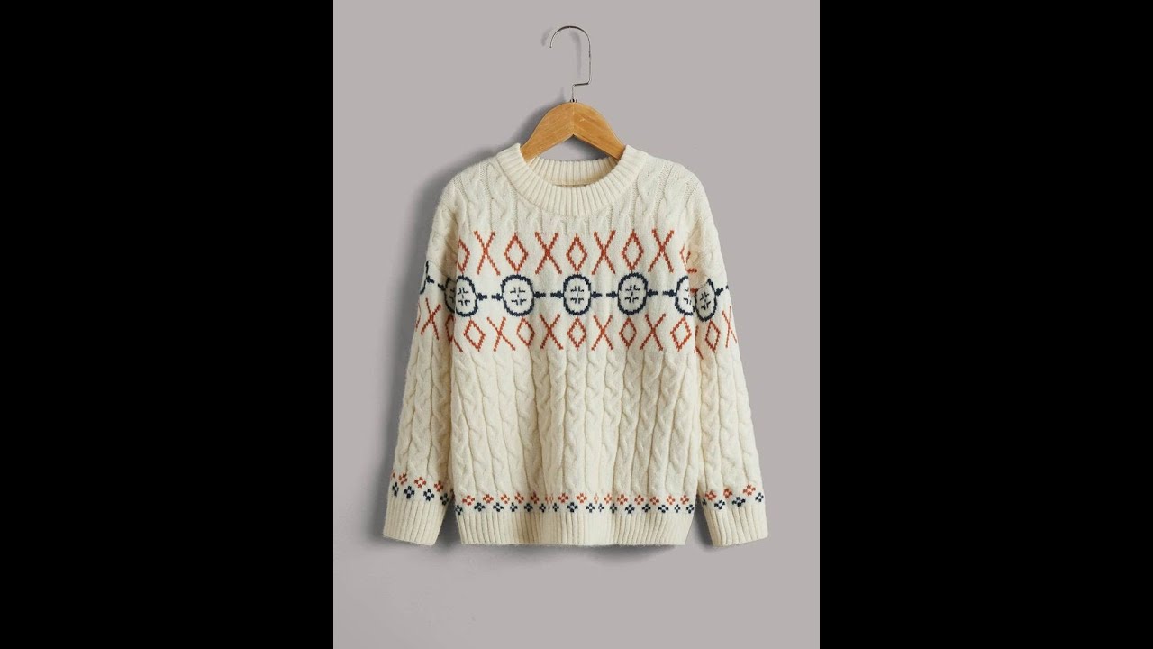 self knit with tubler knit pattern# in hqpds# - YouTube