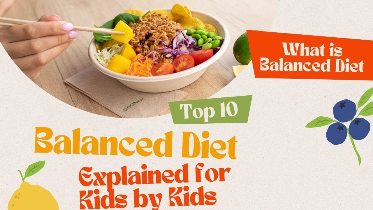 Balanced Diet For Kids | Fun Science Learning About Healthy Eating for ...