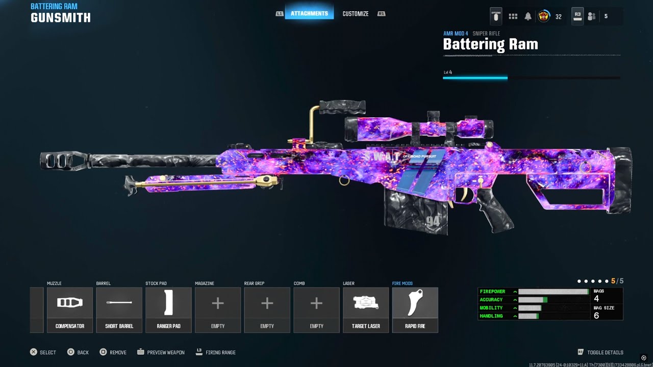 AMR MOD 4 (Barrett 50. Cal) Black Ops 6 Early Gameplay Warzone - YouTube