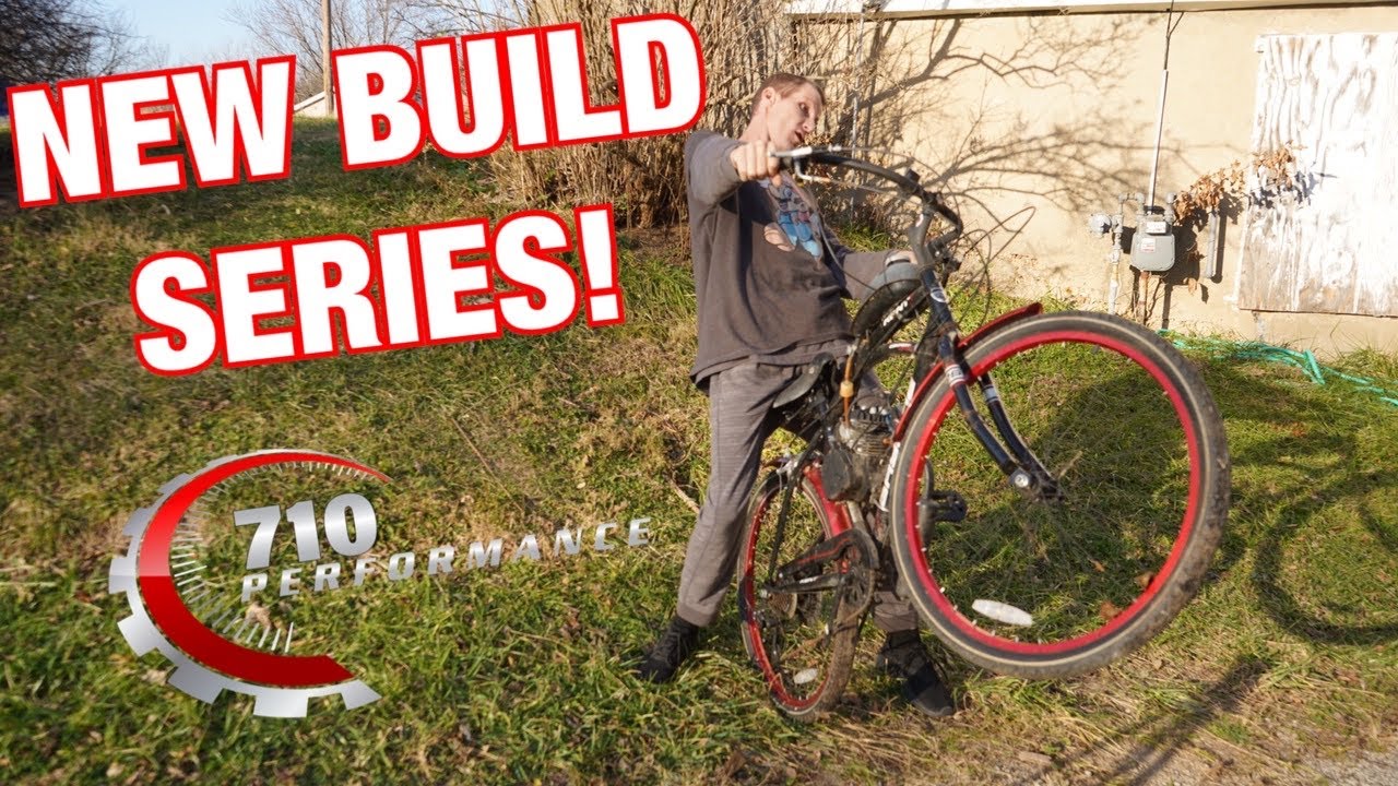 Custom Motorized Bike Build Part 1 - YouTube