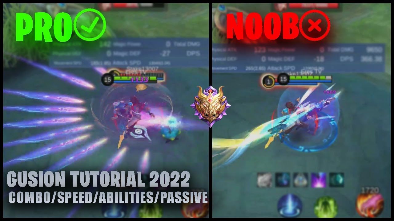 GUSION TUTORIAL 2022 | EVERY THING YOU NEED TO KNOW | GUSION COMBO | ENGLISH | SKILLS PASSIVE ...