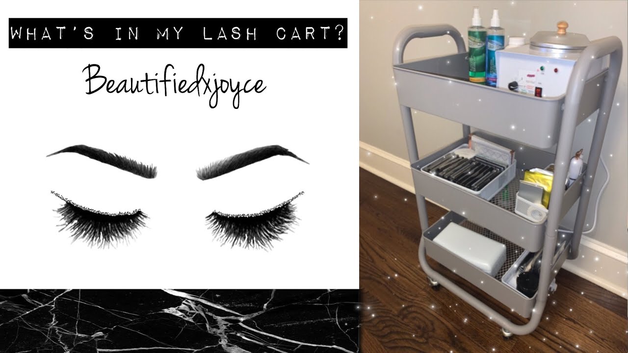 What’s in my lash cart??? - YouTube