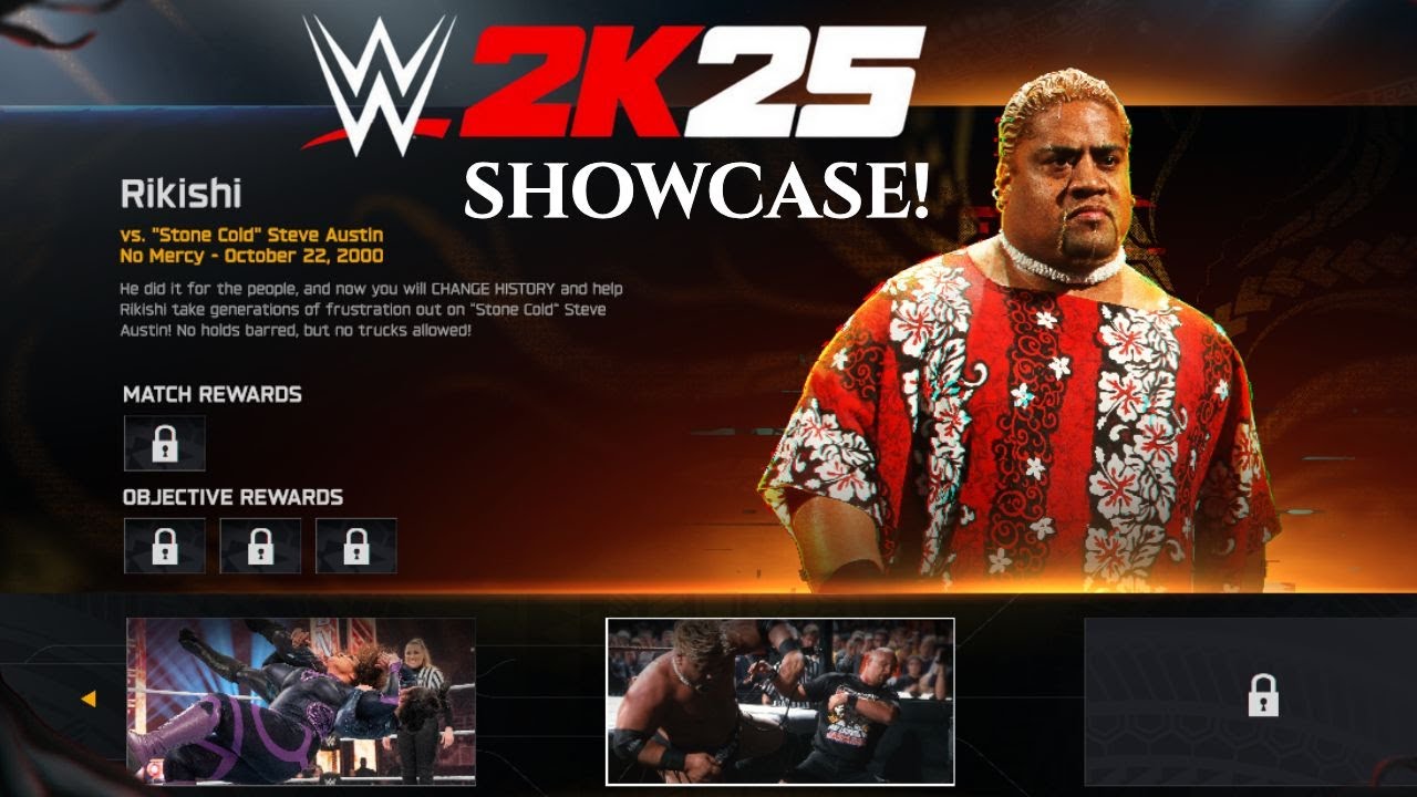 WWE 2K25 Showcase Match: Rikishi vs Stone Cold (No Mercy 2000) - YouTube