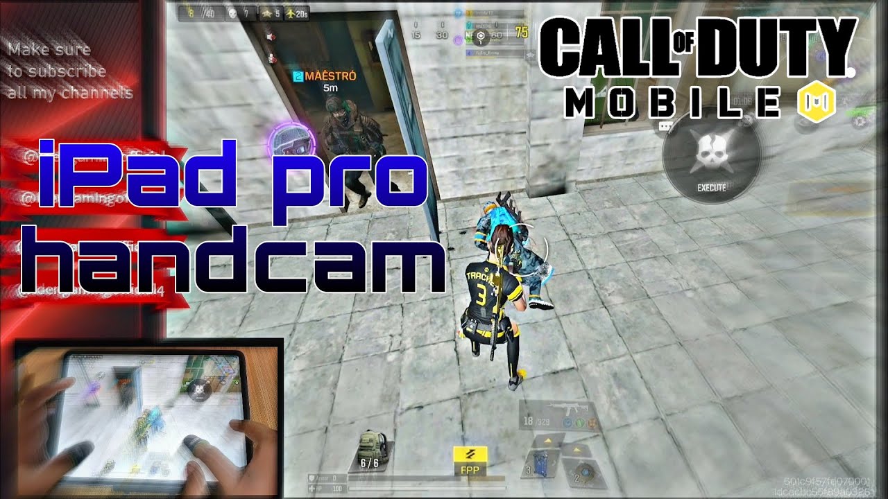 iPad pro handcam codm | Back to 5 finger gaming without gyro #codm - YouTube