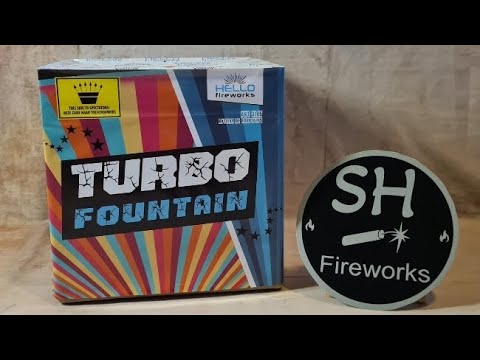 Hello Fireworks Turbo Fountain - YouTube