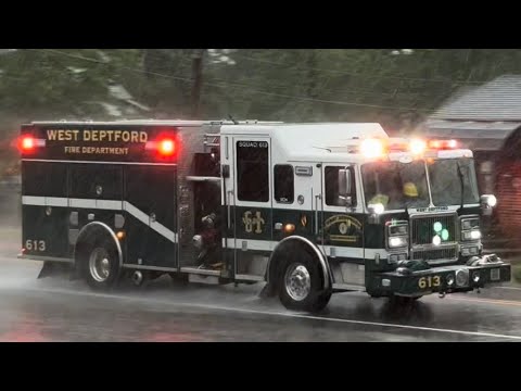 West Deptford Squad 613 Responding - YouTube