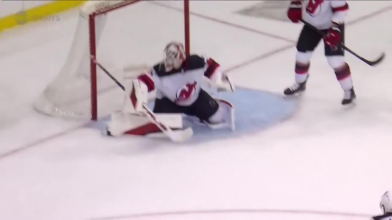 Connor Mackey scores a goal against the New Jersey Devils - YouTube