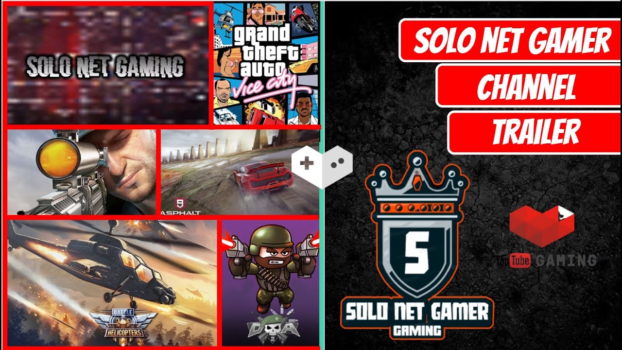 Solo net gaming Official Channel Trailer - YouTube
