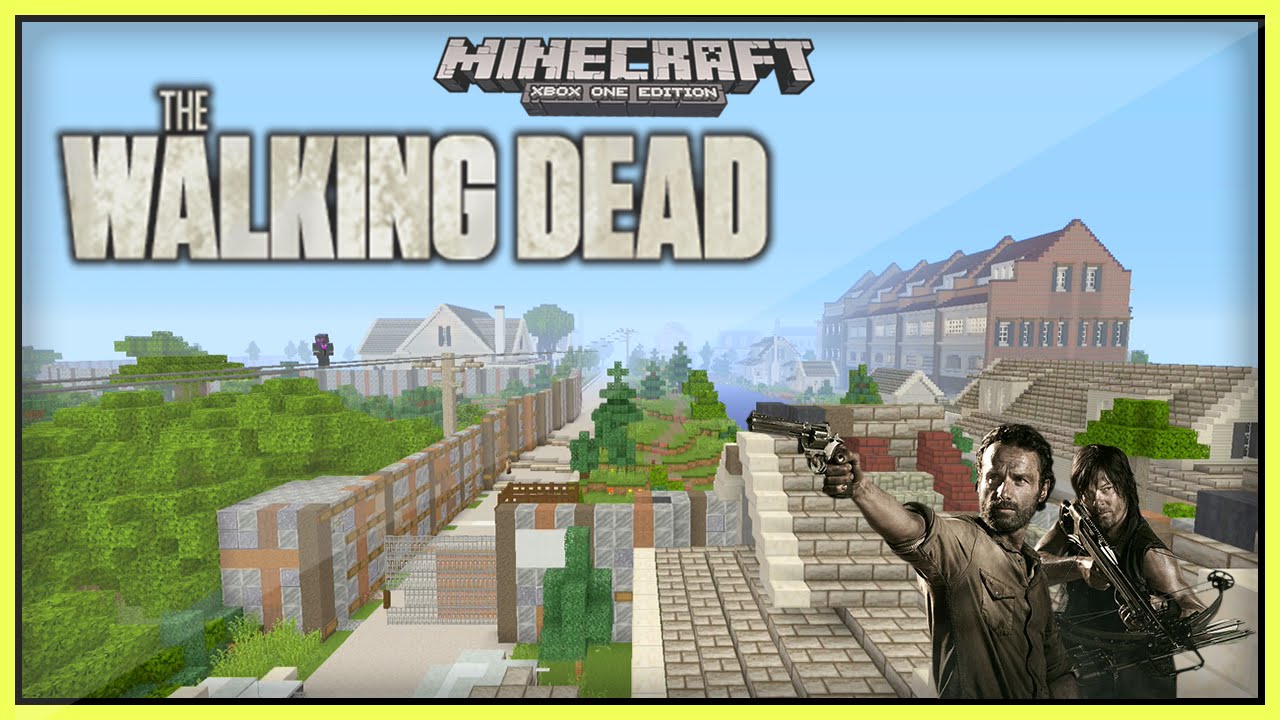 Minecraft Xbox - The Walking Dead - Alexandria Safe Zone Tour [HD ...