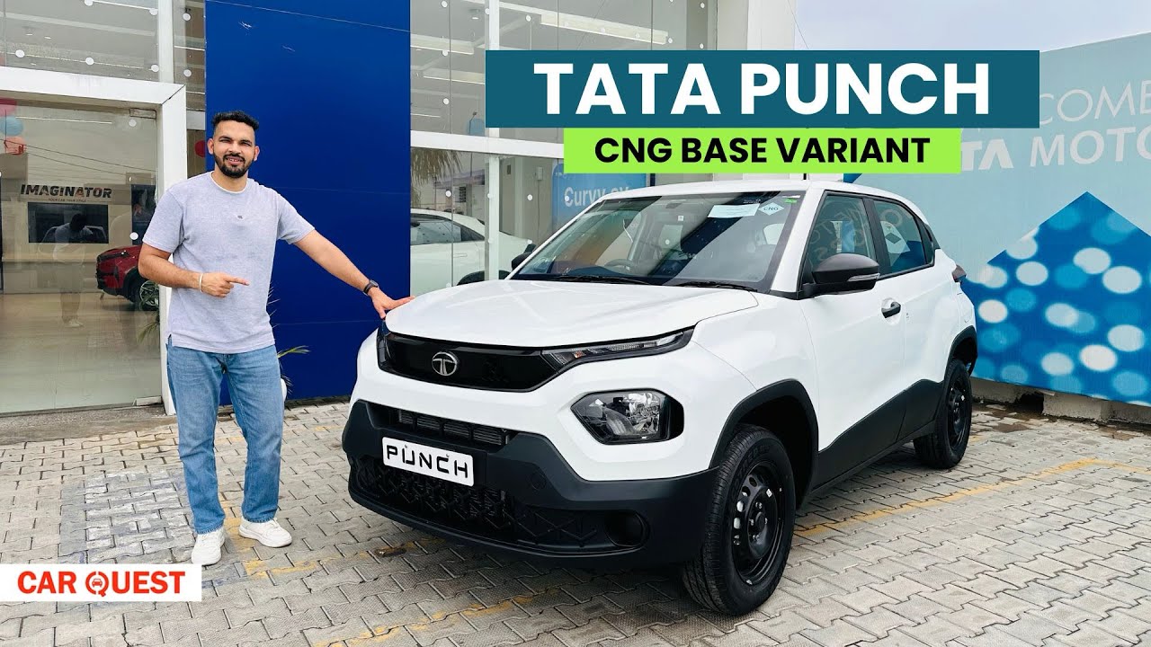 2025 Tata Punch Pure CNG Walkaround | Punch Base Variant | Car Quest ...