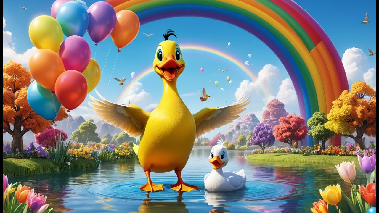 Ducky Flappy Wings Go Flap Flap Flap | Lively Duck Rhyme | Fun Animal ...