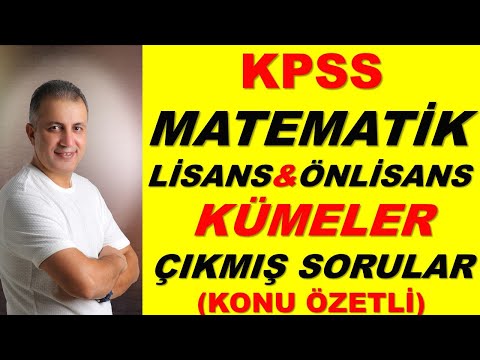 KÜMELER ÇIKMIŞ  SORULAR (KONU ÖZETLİ)