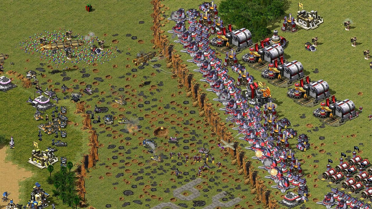 Red Alert 2 | Yuri's Revenge | 7 vs 1 | Pretty Women 14 Defence Strong ...