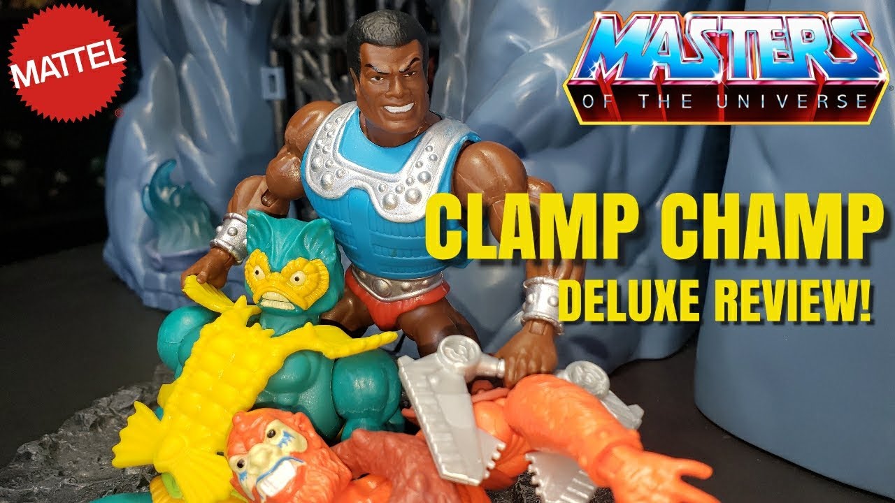 MOTU ORIGINS CLAMP CHAMP DELUXE FIGURE REVIEW | Masters of the Universe ...