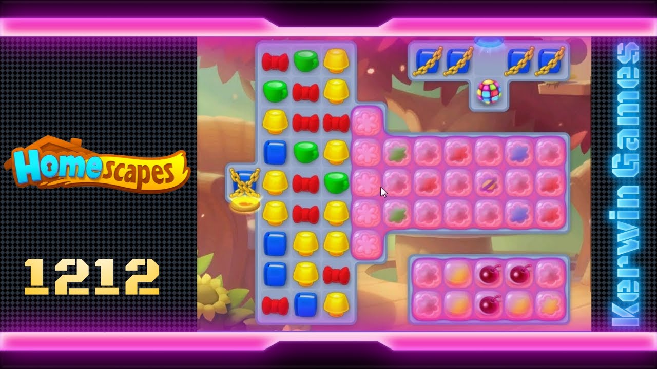 Homescapes Level 1212 - No Boosters Gameplay - YouTube