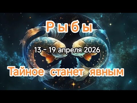 РЫБЫ🌞 13 - 19 апреля 2026🌞Тароскоп 🌿