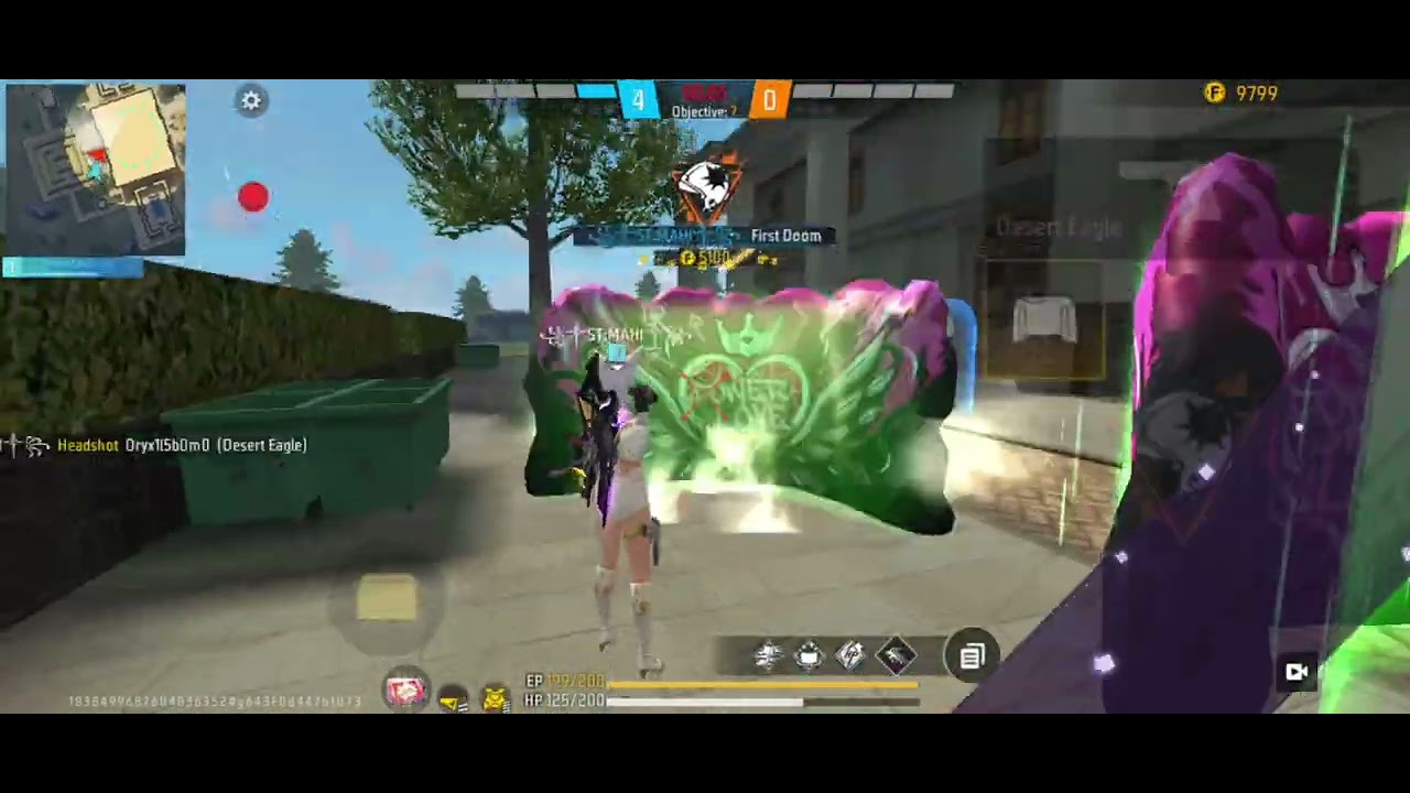 free fire gameplay custom made sk mobile gamer - YouTube