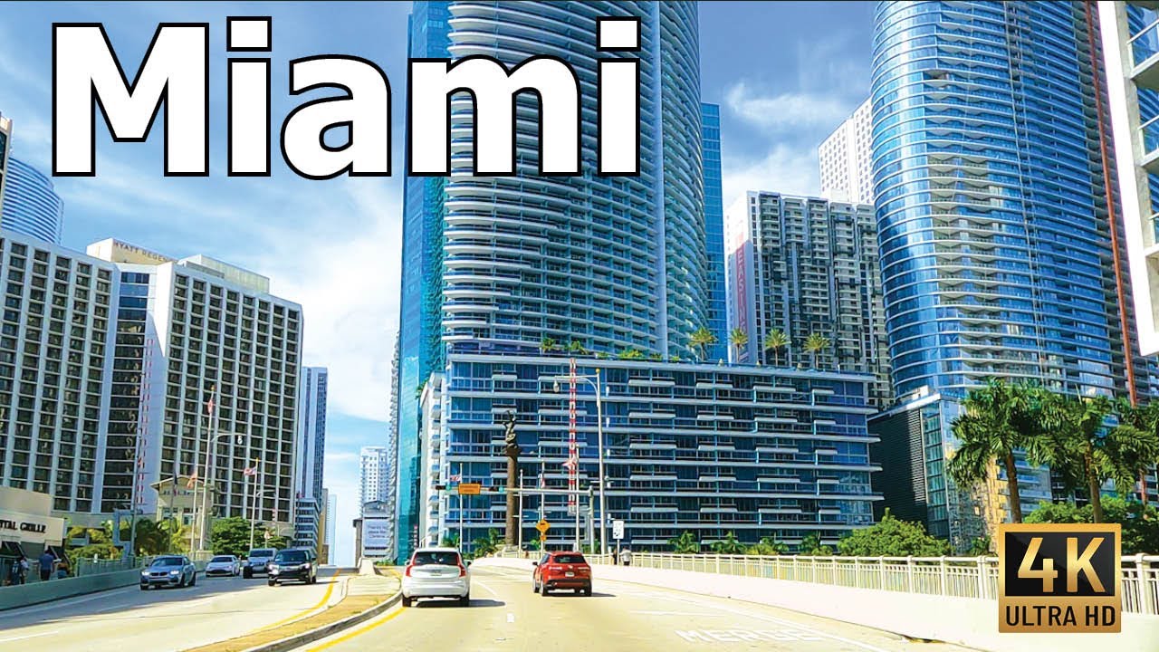 Miami 4K - Driving from Downtown to Miami Beach - YouTube