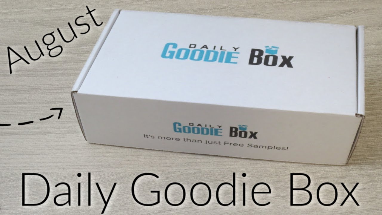 Daily Goodie Box Unboxing - August 2019! - YouTube