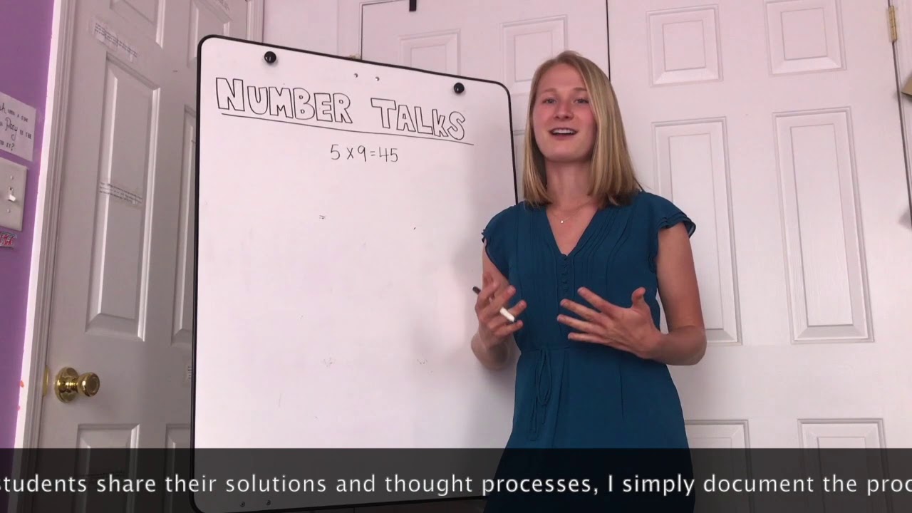 Talks with Teachers: Number Talks - YouTube